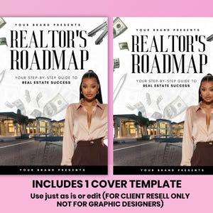 Step by Step Guide REAL ESTATE E- Book Cover Template,black Digital ...