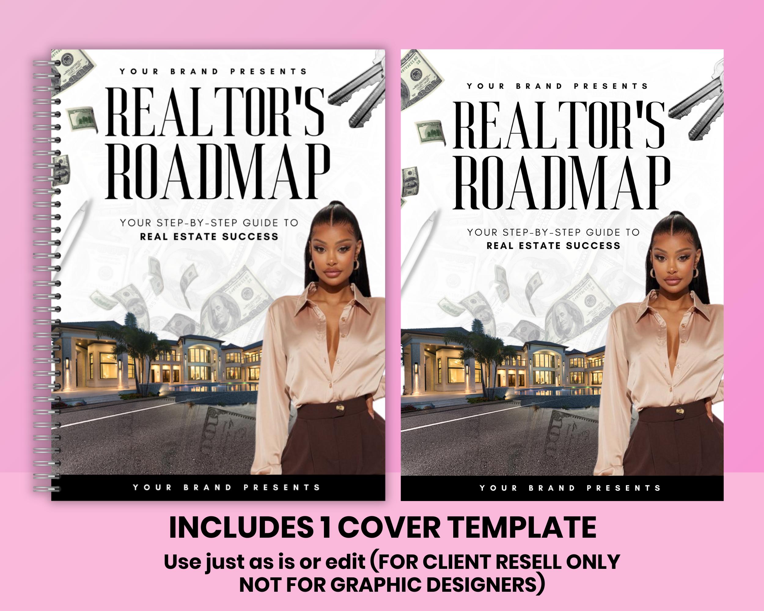 Step by Step Guide REAL ESTATE E- Book Cover Template,black Digital ...