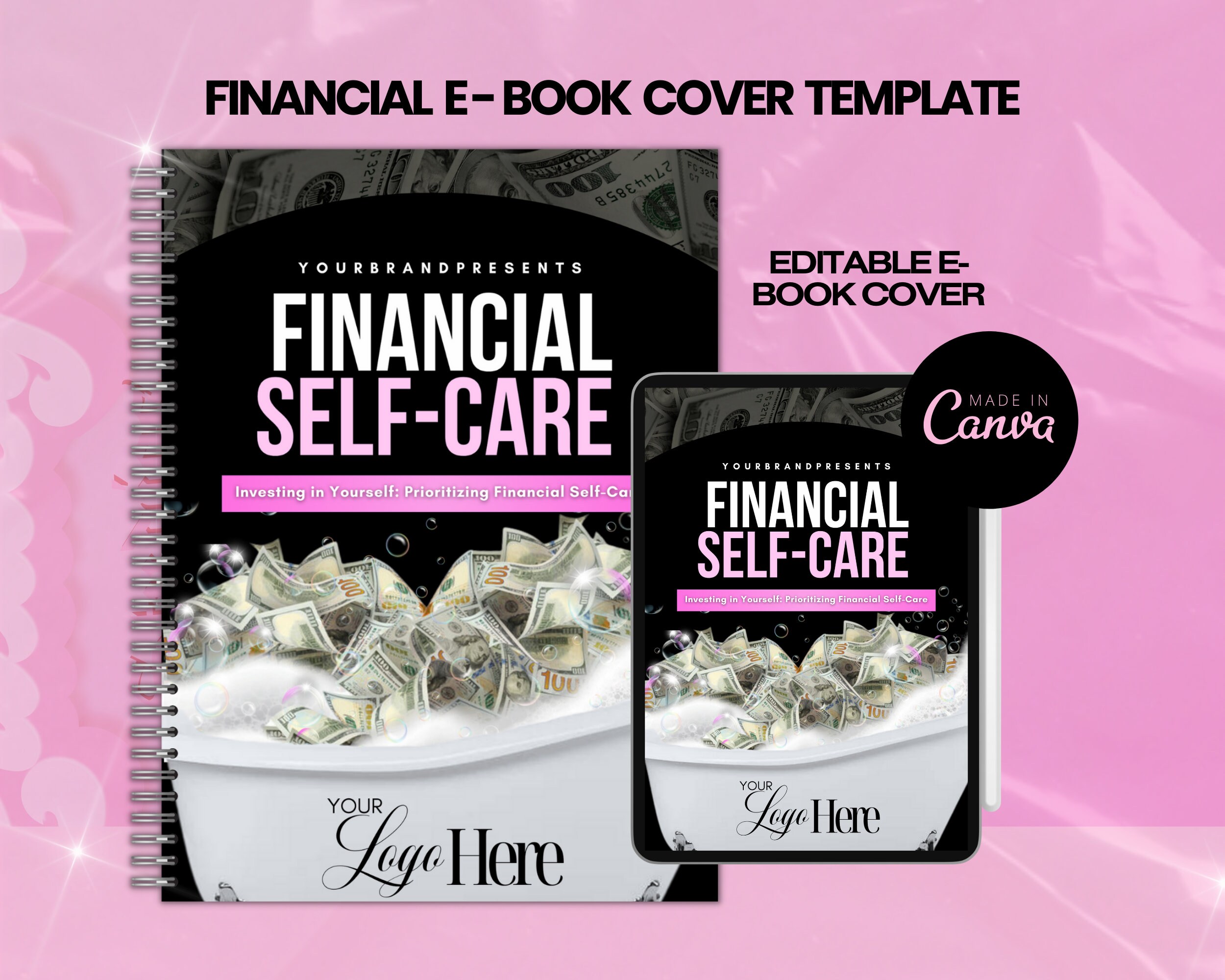 Black Financial Freedom E Book Cover, Book Cover Design, Training ...