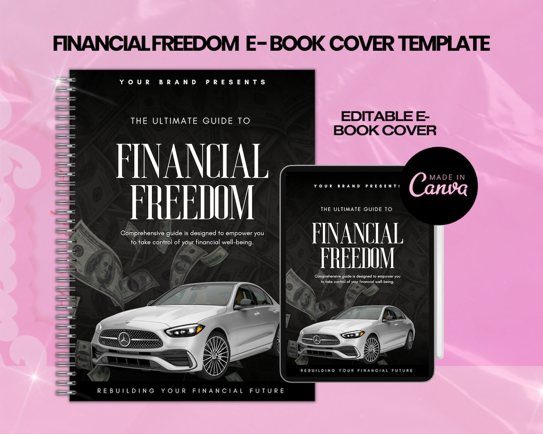 Financial Freedom E Book Cover, Book Cover Design, Training Manual E ...