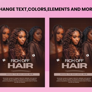 Melanin Rich off Hair E-BOOK COVER Template, Grow Your Content,content ...