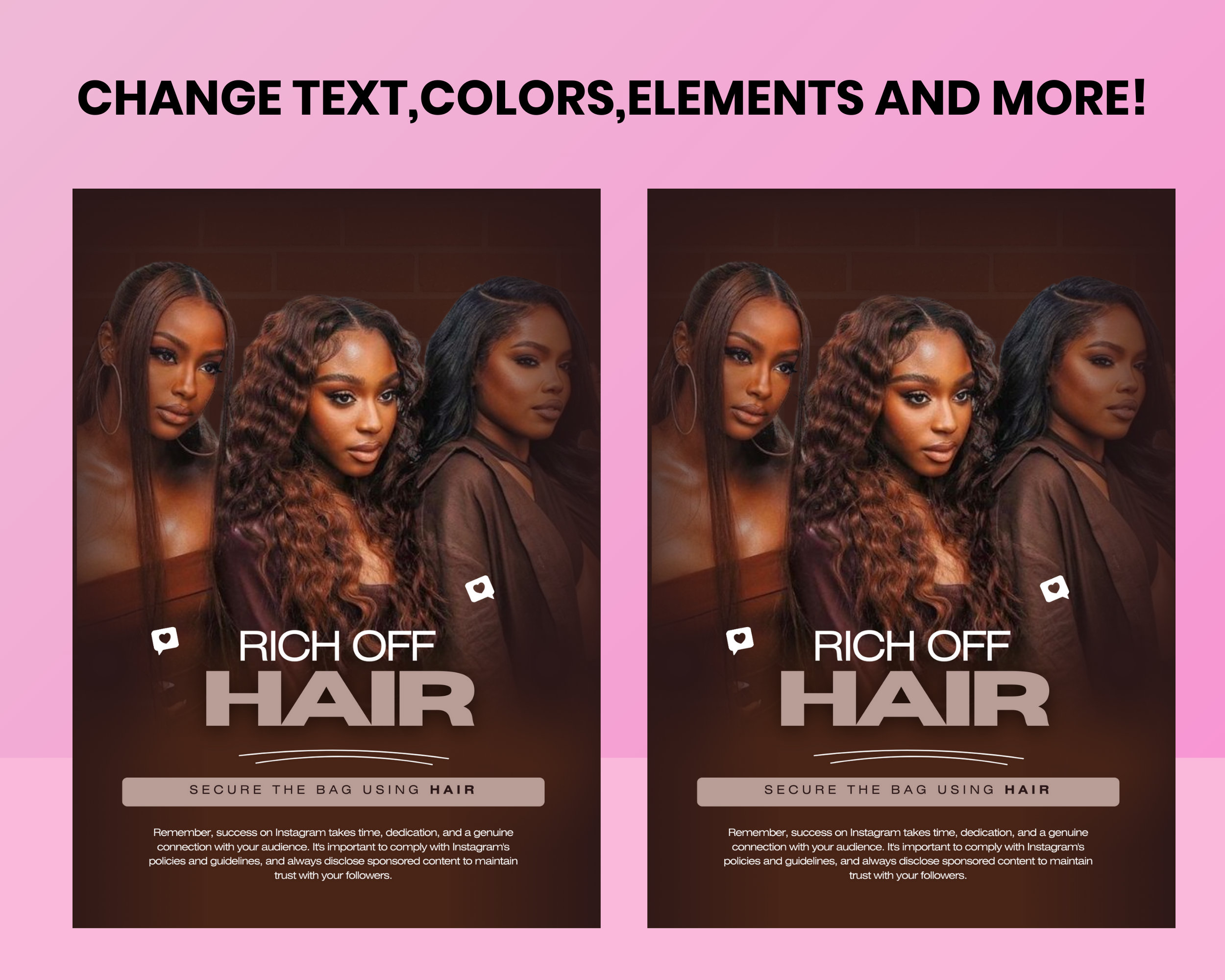 Melanin Rich off Hair E-BOOK COVER Template, Grow Your Content,content ...