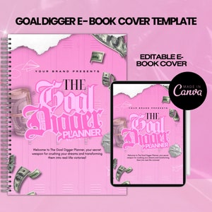 Pink Financial Freedom E Book Cover, Book Cover Design, Training Manual ...
