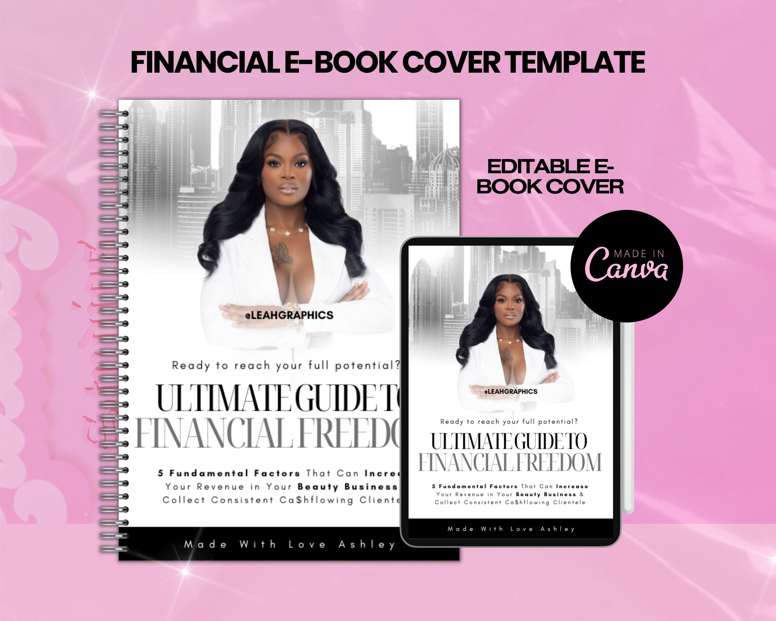 Financial Freedom E Book Cover, Book Cover Design, Training Manual E ...