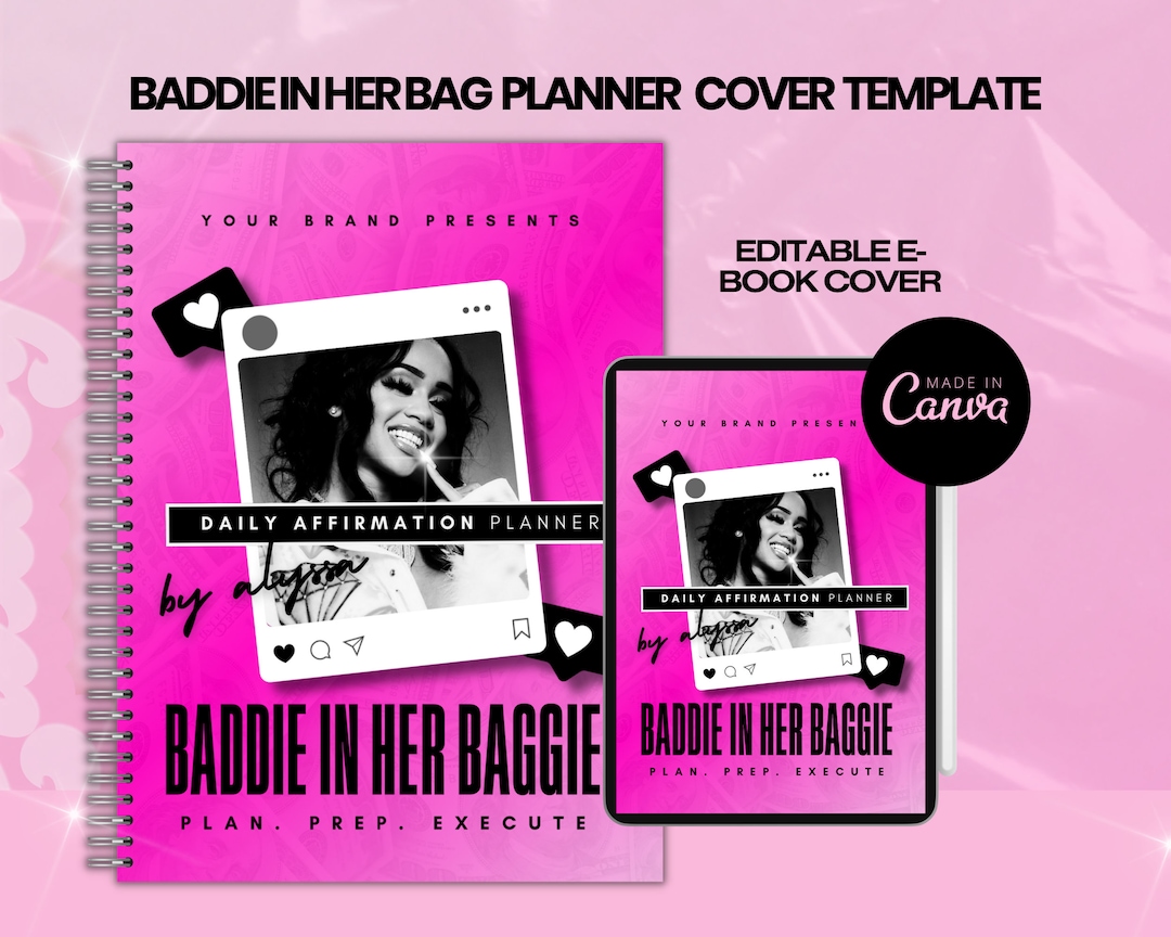 BADDIE in HER BAG Template,pink D.I.Y Digital Book,cash Flowing ...