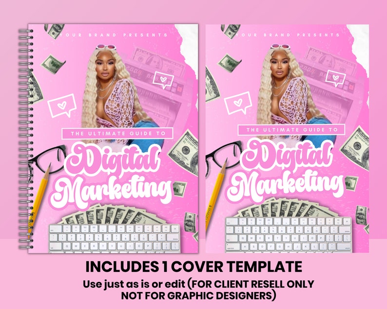 Marketing E- Book COURSE PLR Template,d.i.y Digital Book,cash Flowing ...