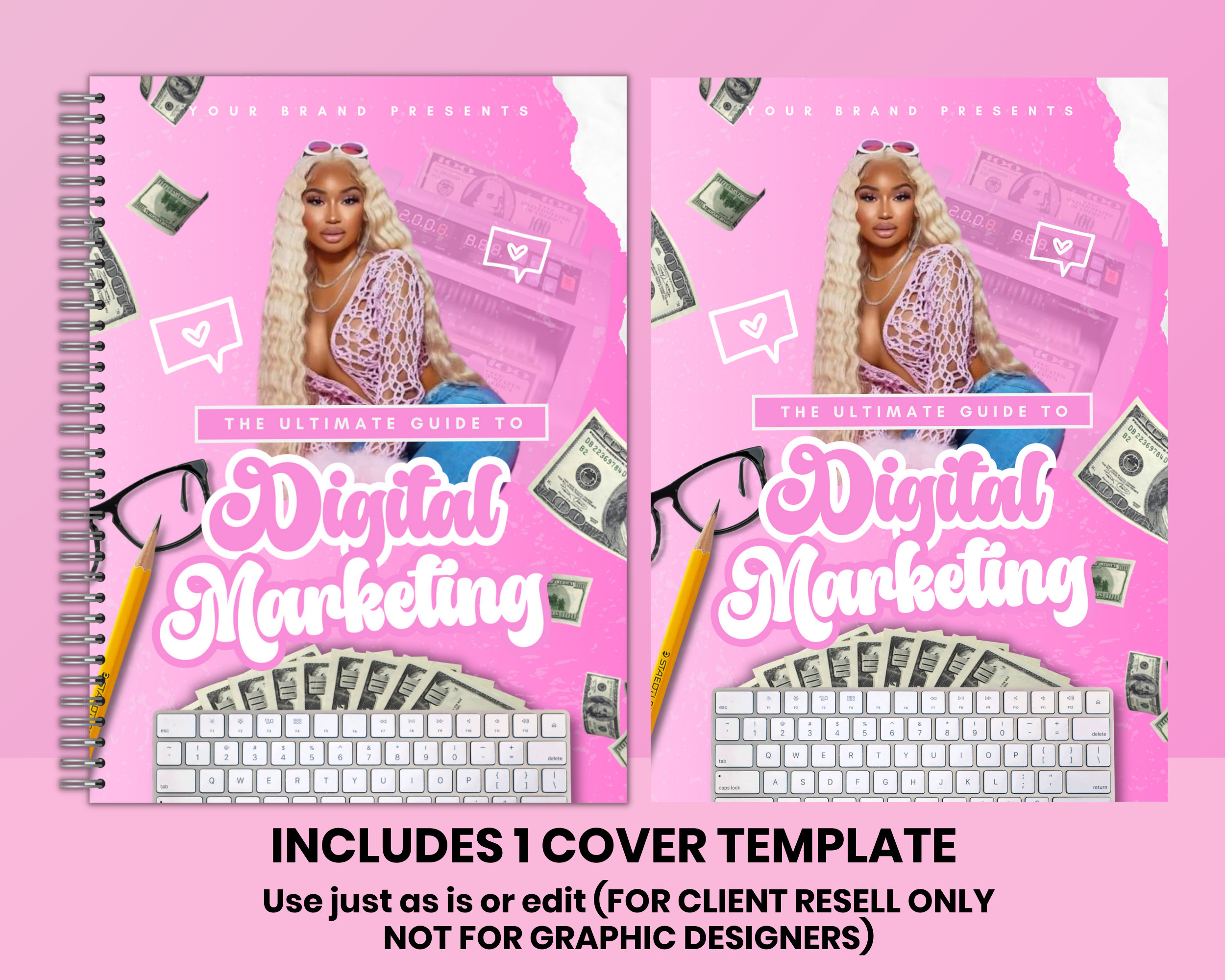 Marketing E- Book COURSE PLR Template,d.i.y Digital Book,cash Flowing ...