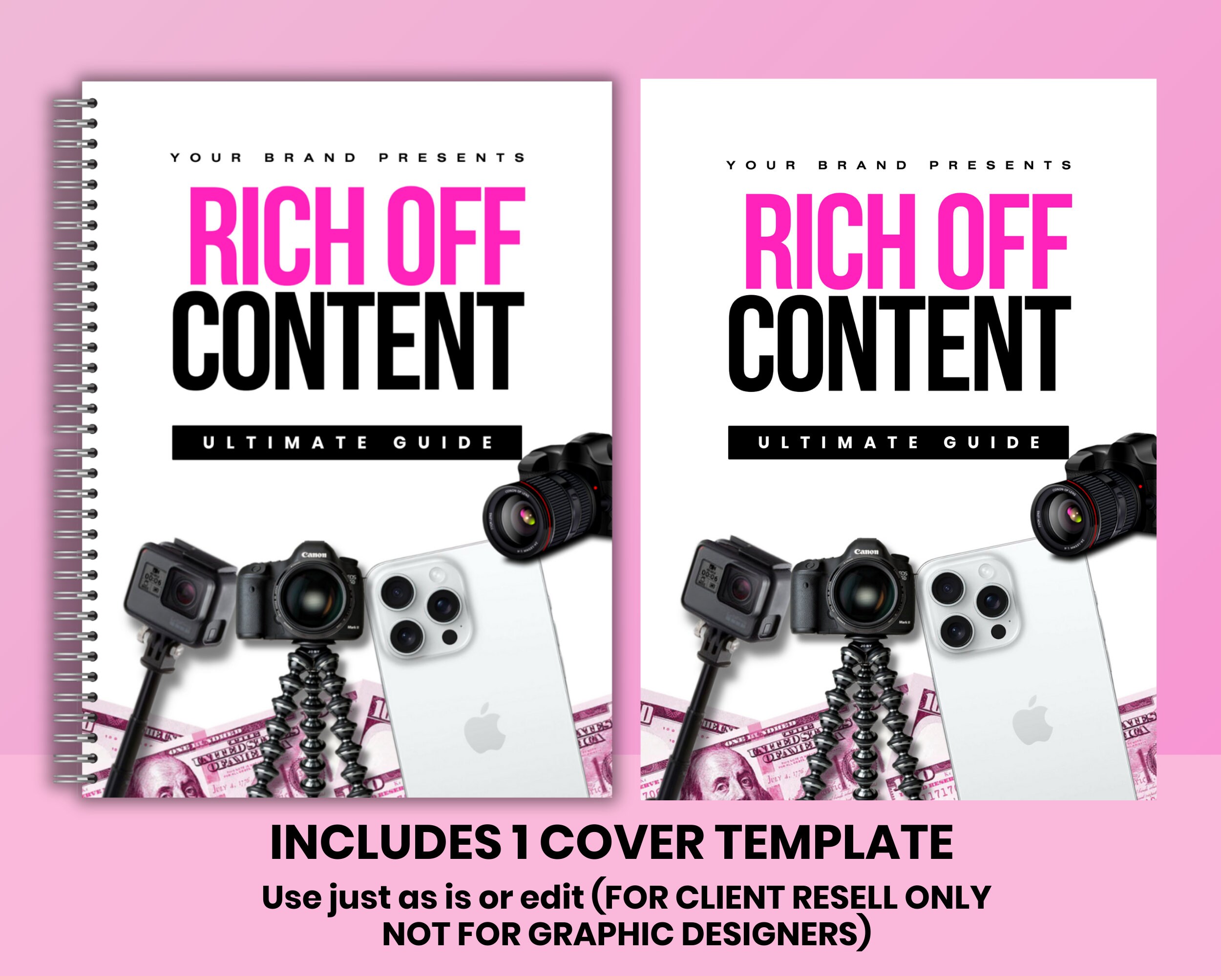 Rich off Content E-BOOK COURSE Template,grow Your Content, White Label ...