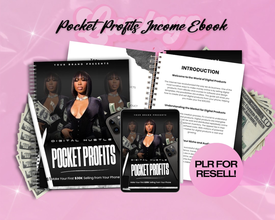 Pocket Profits E- Book COURSE MRR Template,d.i.y Digital Book,cash ...