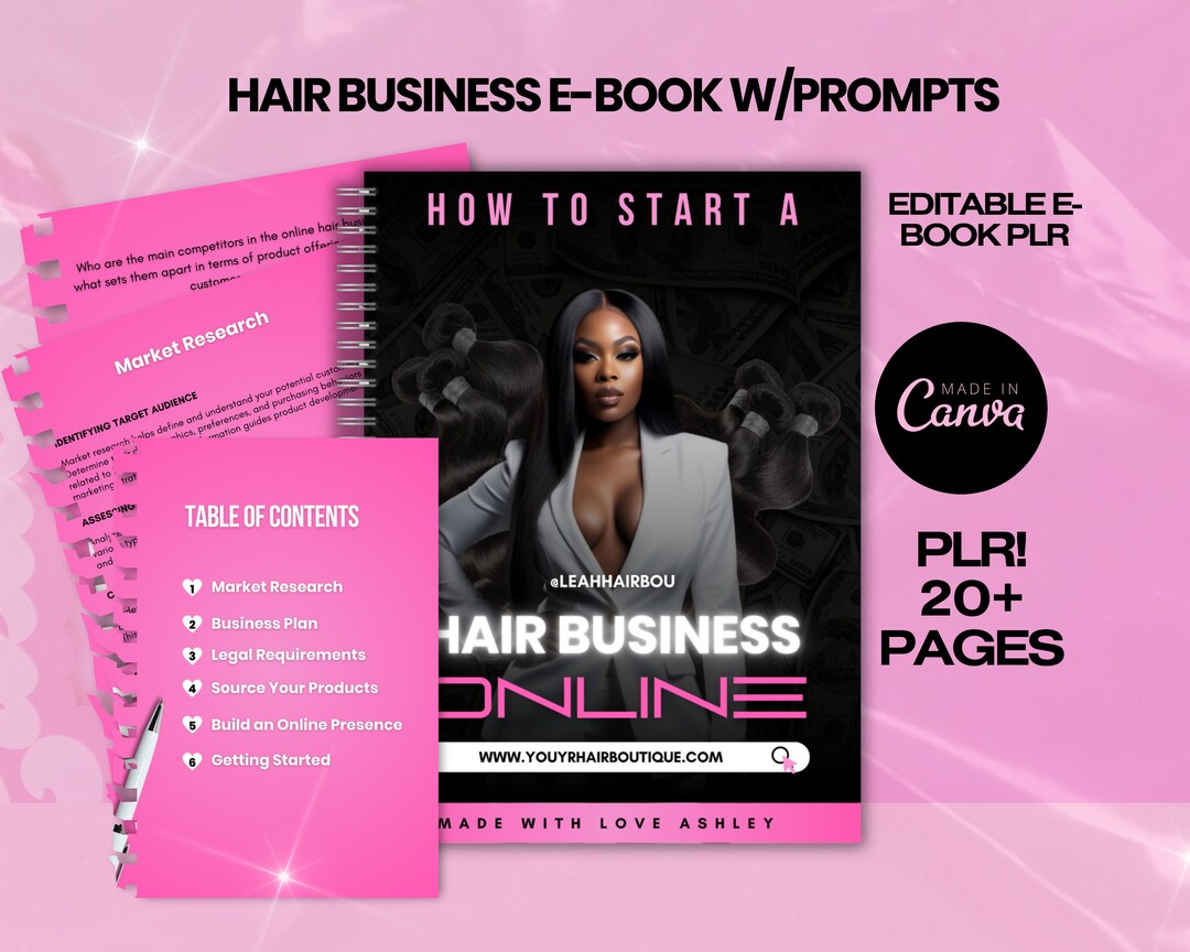 E- Book Cover Template,pink D.I.Y Digital Book,cash Flowing Clientele E ...