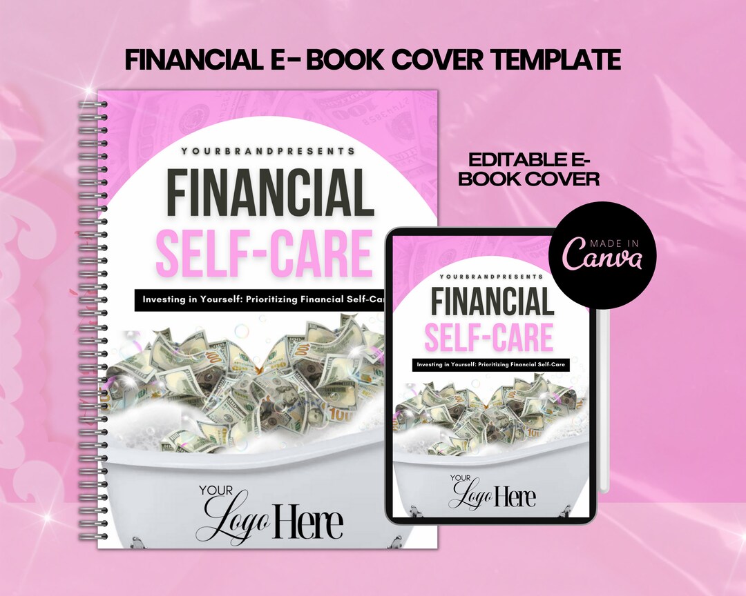Pink Financial Freedom E Book Cover, Book Cover Design, Training Manual ...