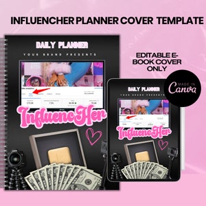 INFLUENCHER PLANNER Template,grow Your Content, Training Manual E-book ...