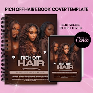 Melanin Rich off Hair E-BOOK COVER Template, Grow Your Content,content ...