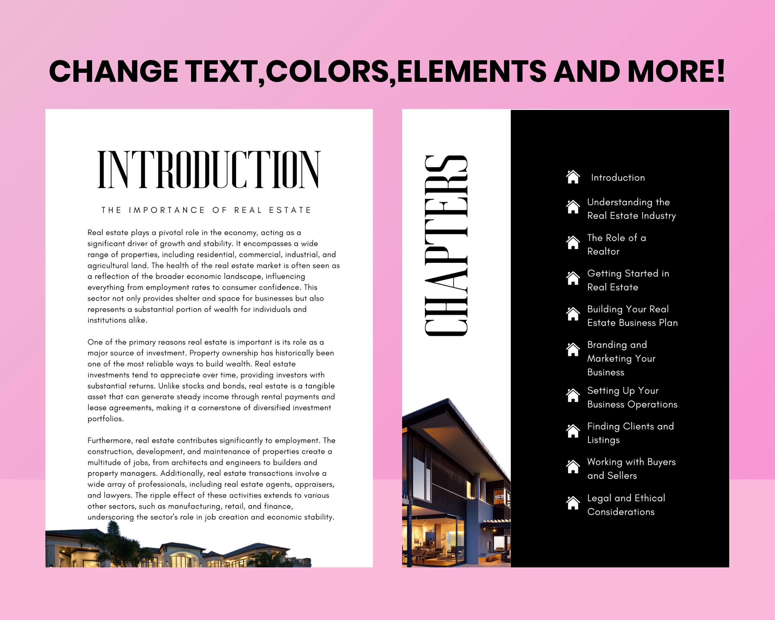 Step by Step Guide REAL ESTATE E- Book Cover Template,black Digital ...