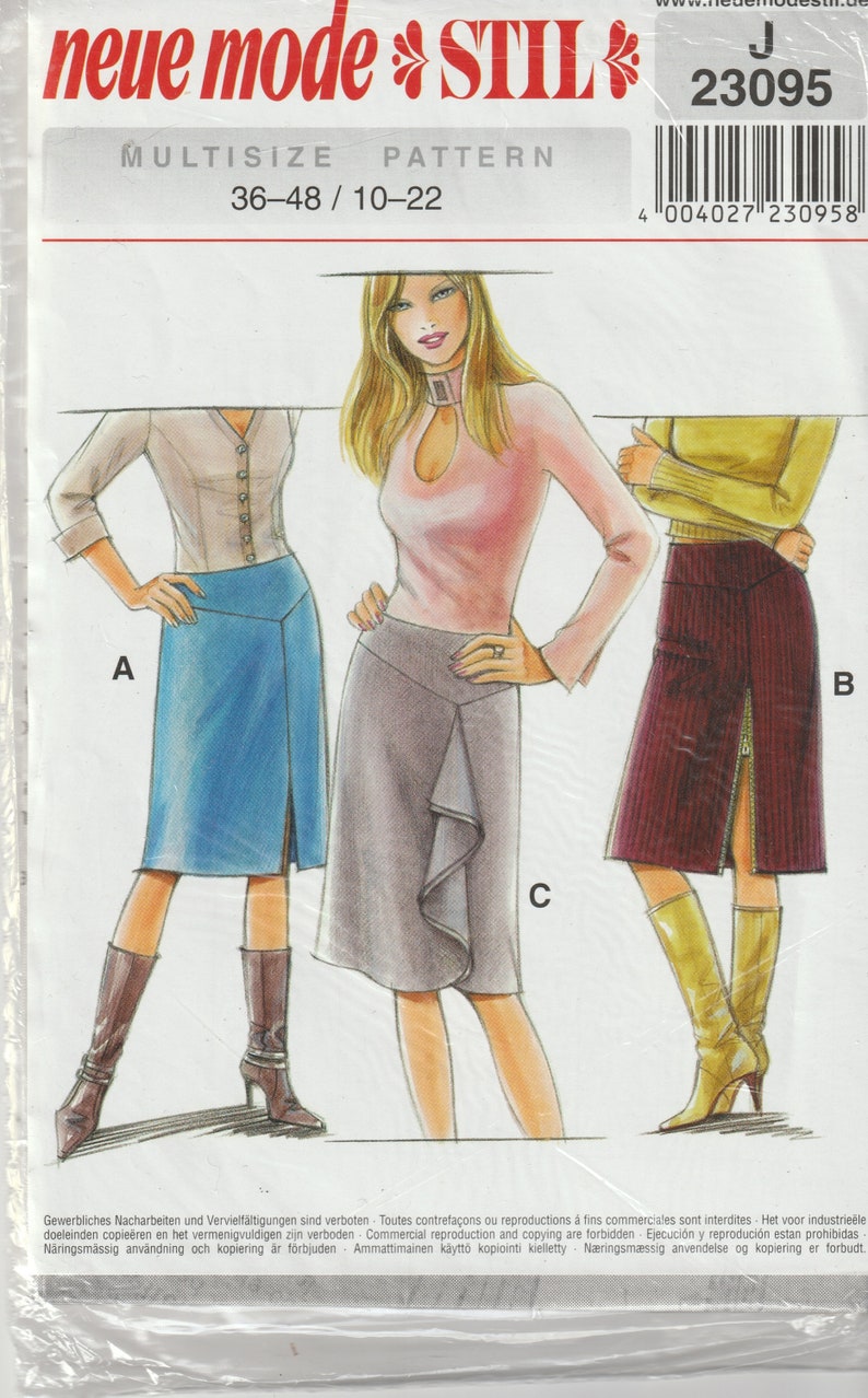 Neue Mode Sewing Pattern 23095 for Skirts - Etsy