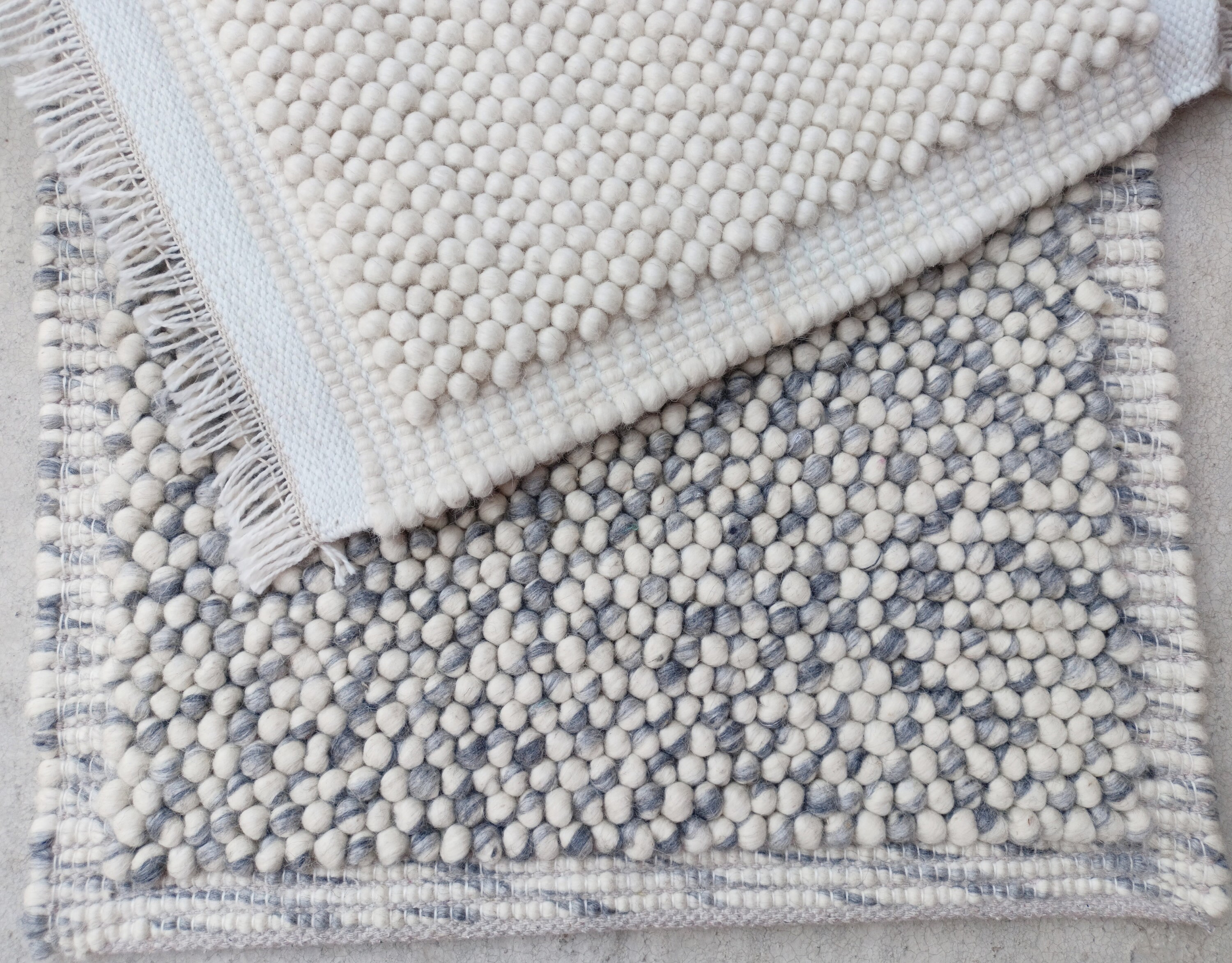 Soft Hand Woven Chunky Loop Wool Area Rug Personalized & Customization ...