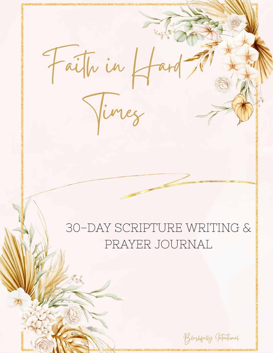 30-day Scripture Writing & Prayer Journal Bundle; Christian Printable ...