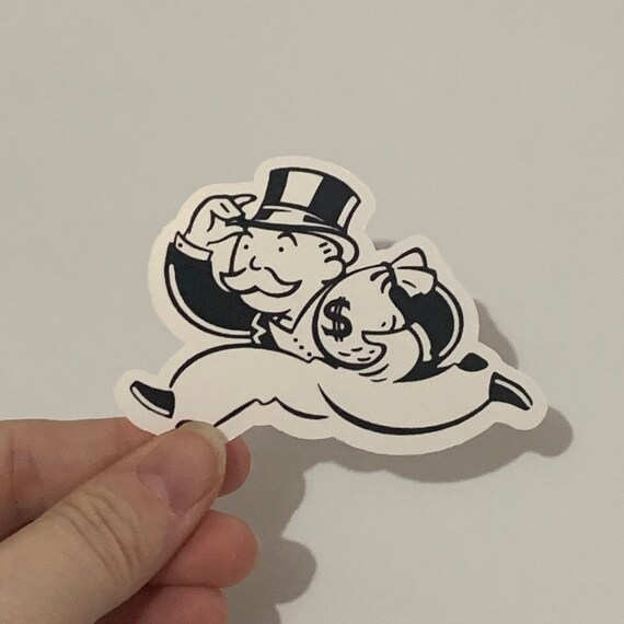 Monopoly Man With Money Bags Transparent