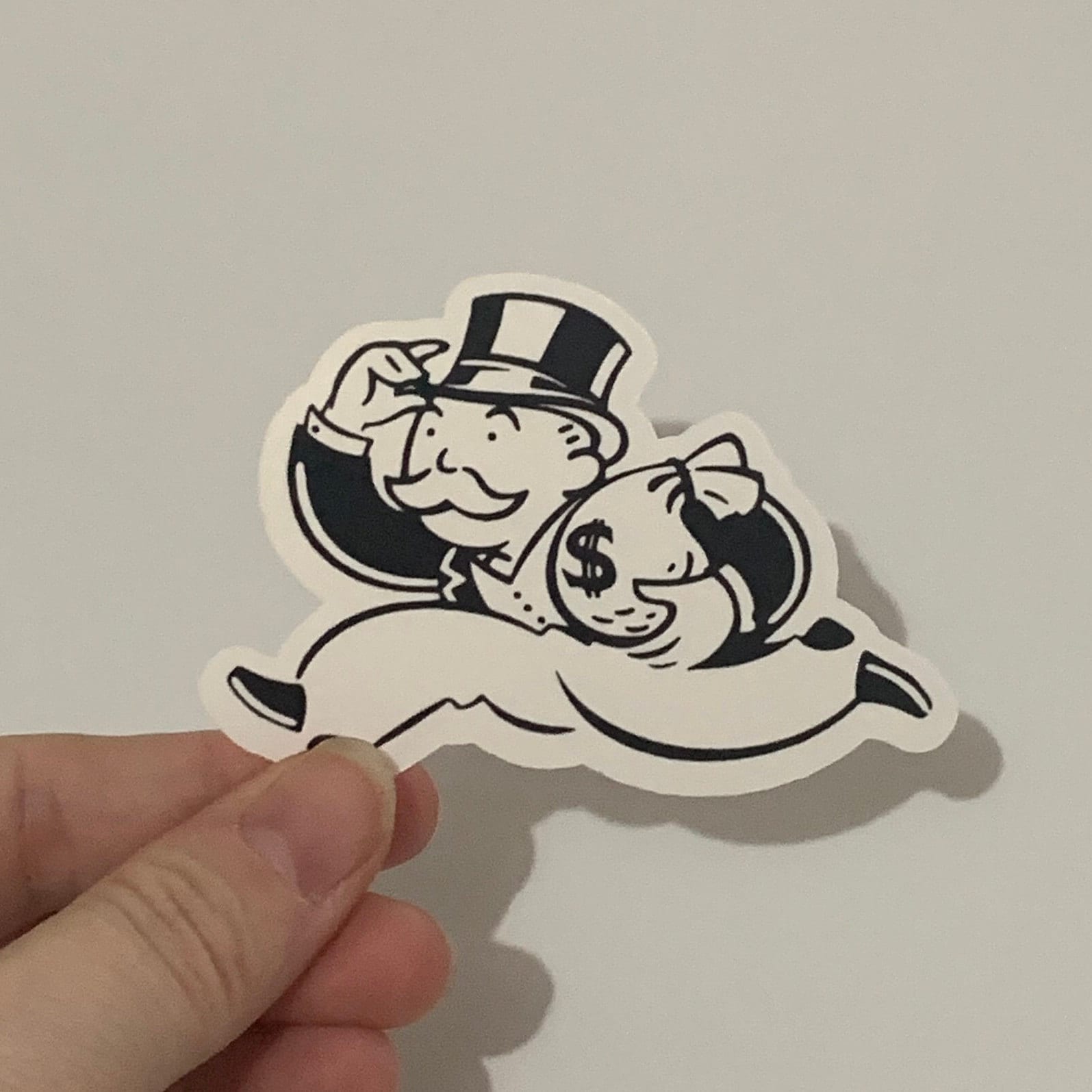 Monopoly Man Sticker - Etsy