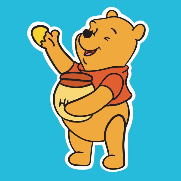 Hunny Stickers Winnie the Pooh - Etsy