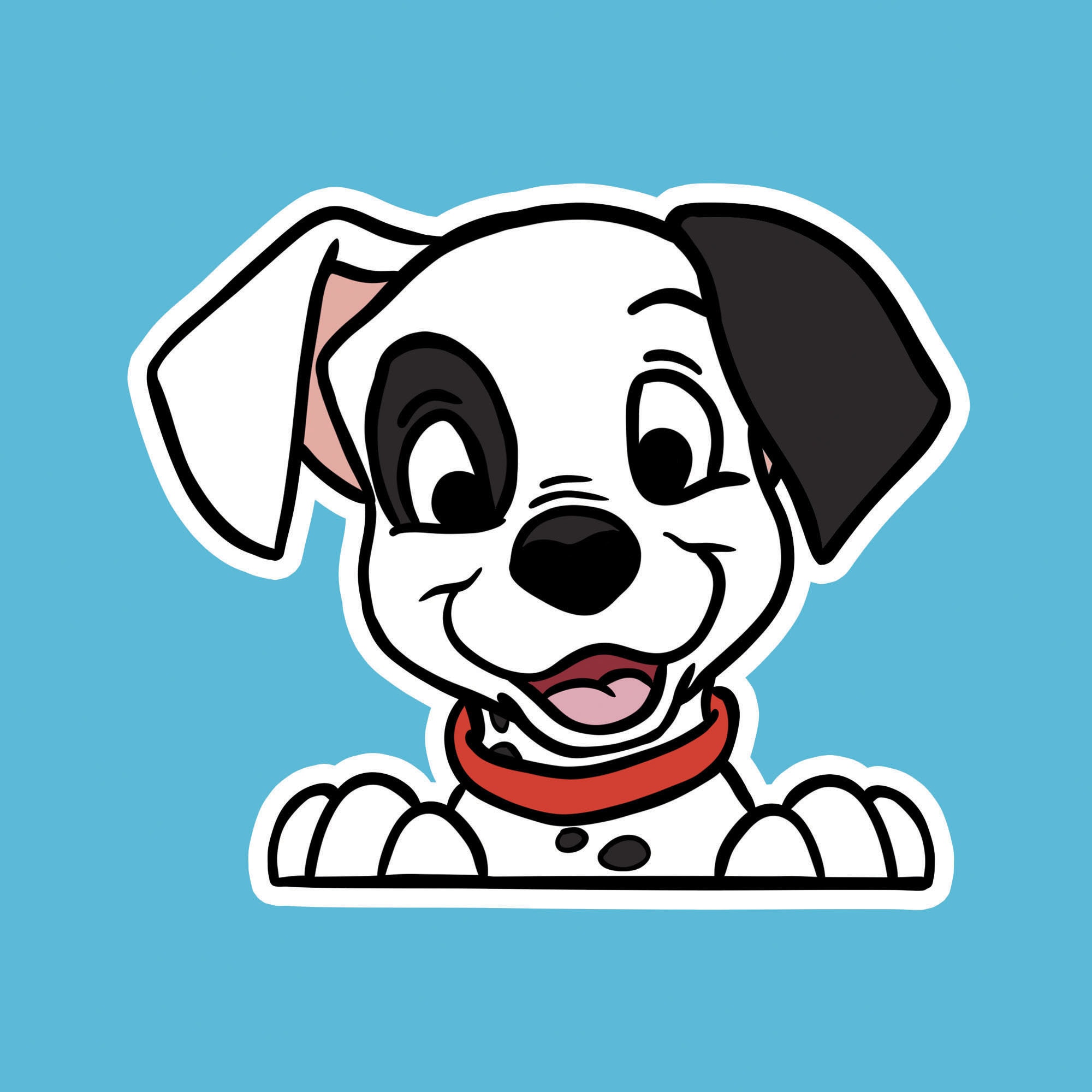 Disney 101 Dalmatians Patch Sticker - Etsy
