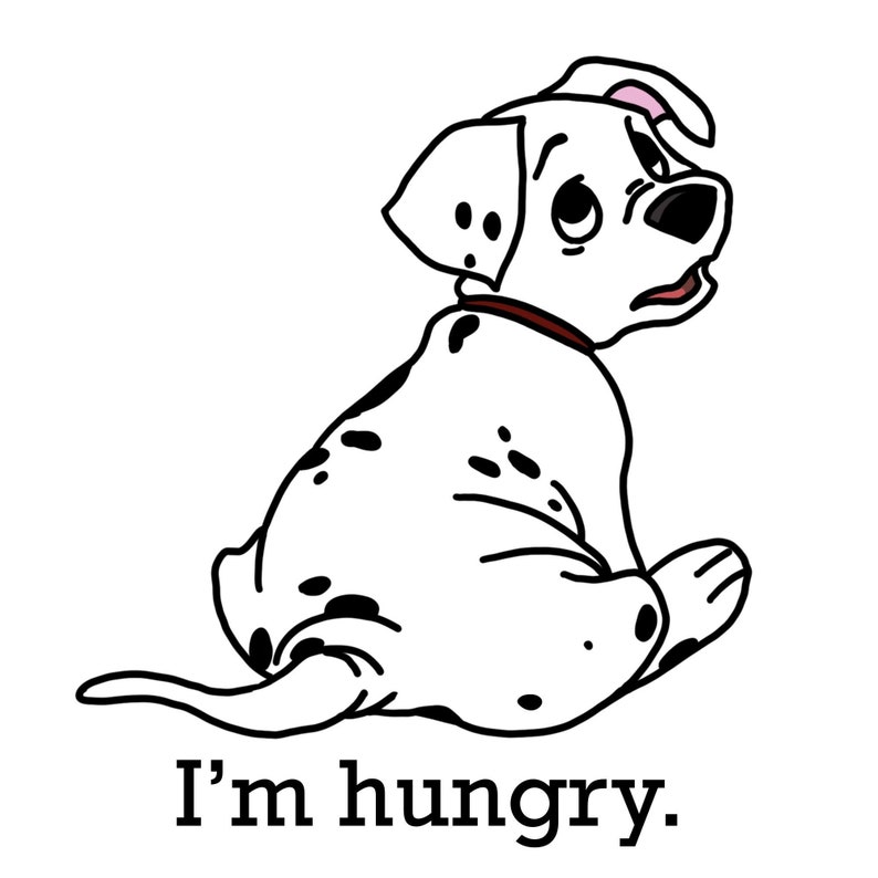 Rolly Hungry Disney 101 Dalmatians Sticker - Etsy