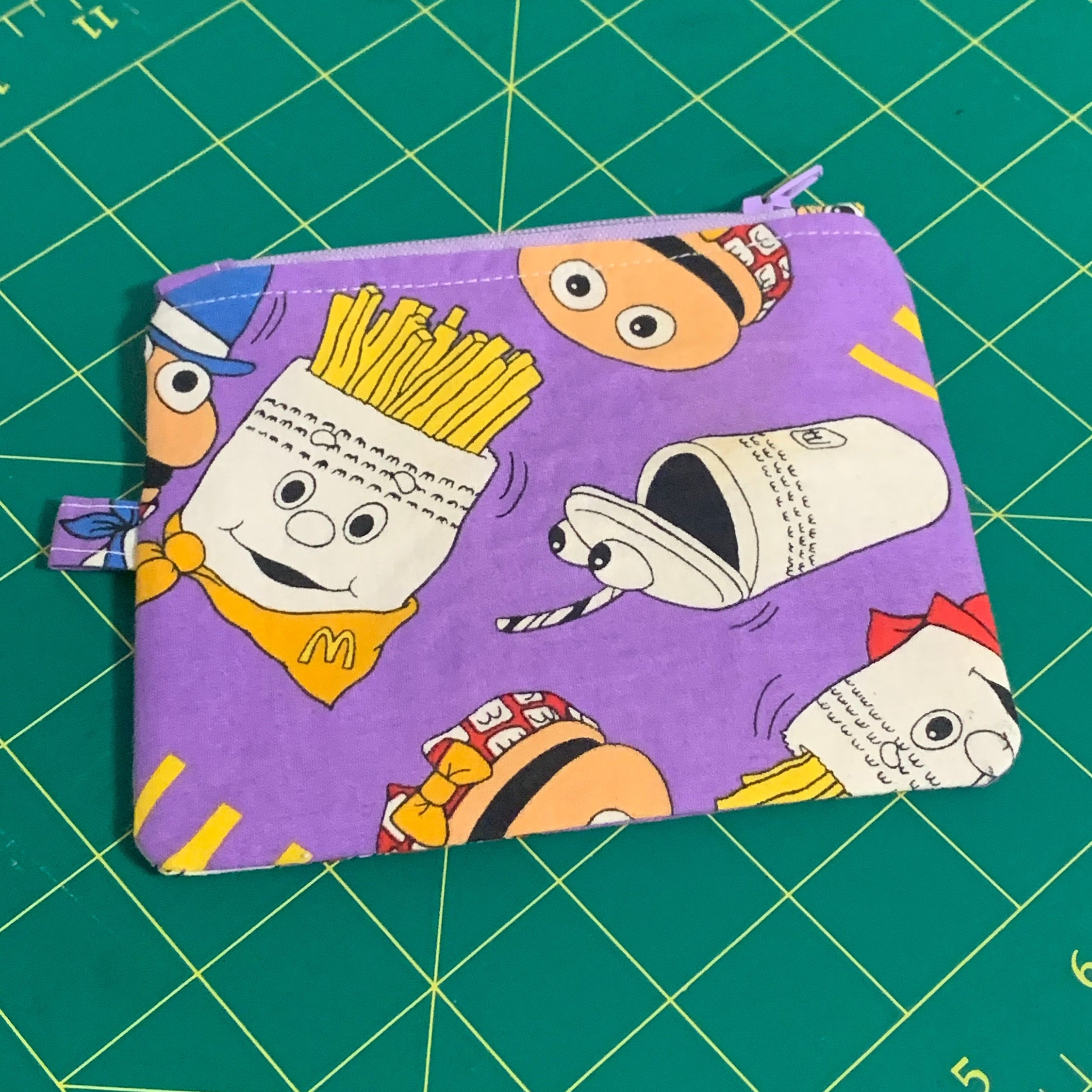 Handmade Multipurpose Mcdonald's Fabric Zipper Pouch - Etsy