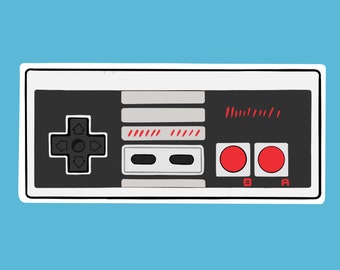 Custom NES Vinyl Overlay Sticker for a Retro NES Controller - Etsy