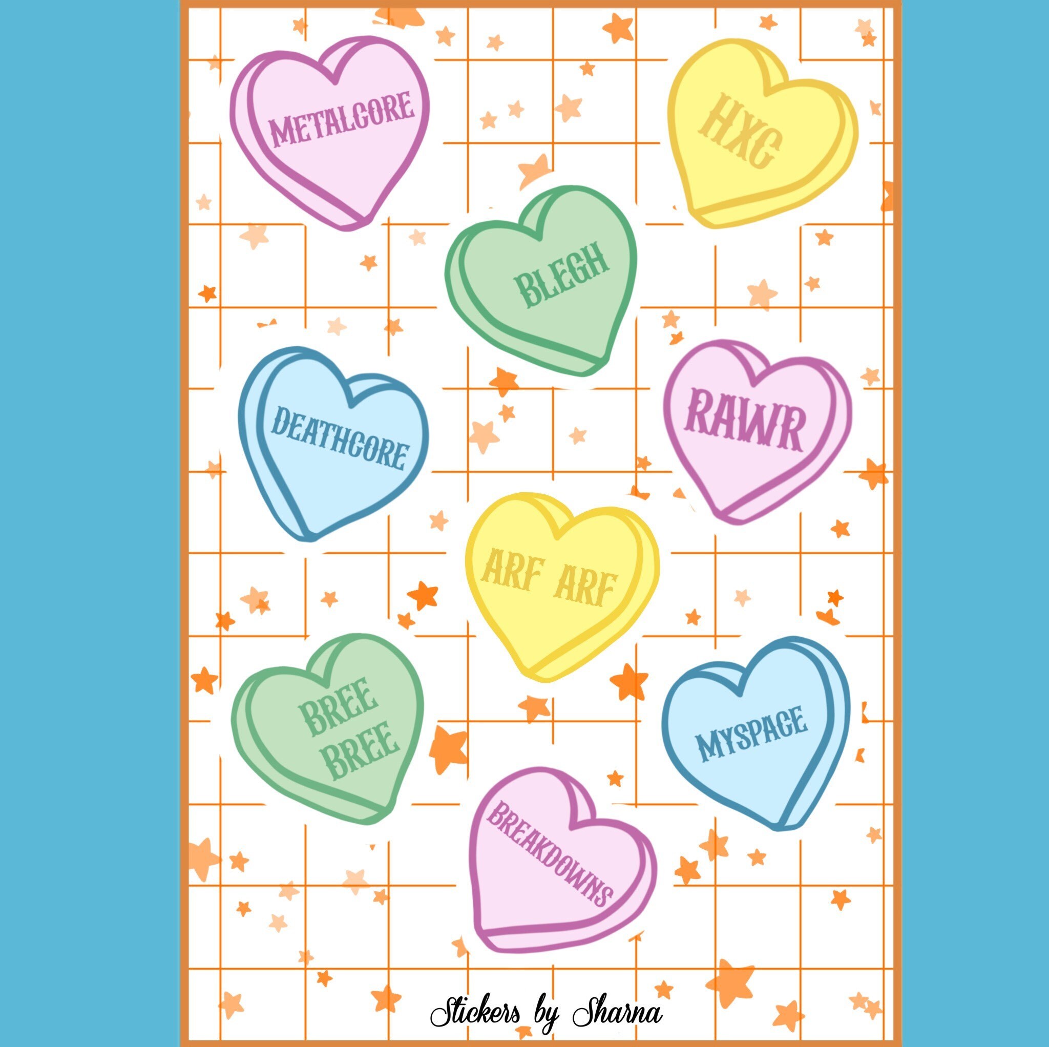 Myspace Love Stickers
