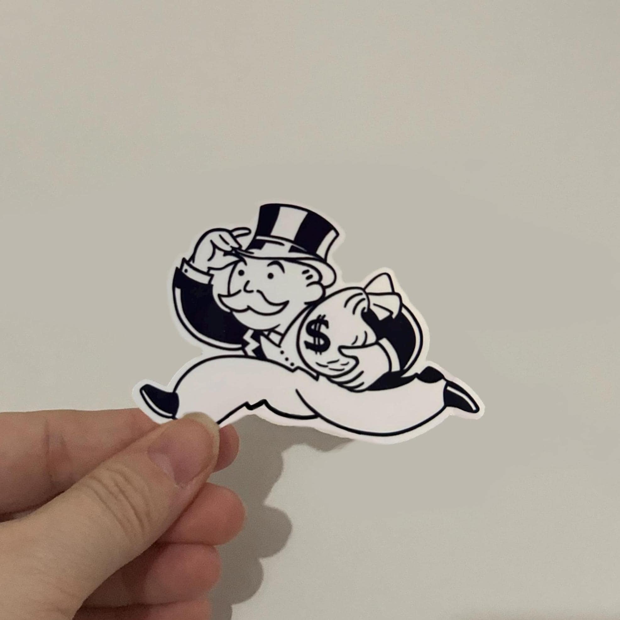Monopoly Man Sticker - Etsy