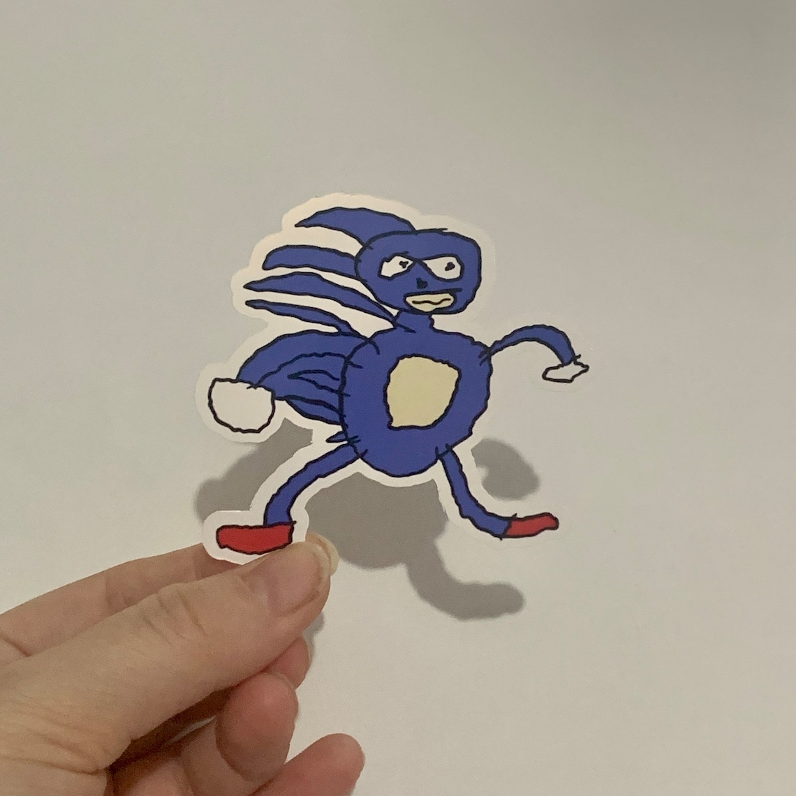 Sanic Sonic Meme Sticker - Etsy