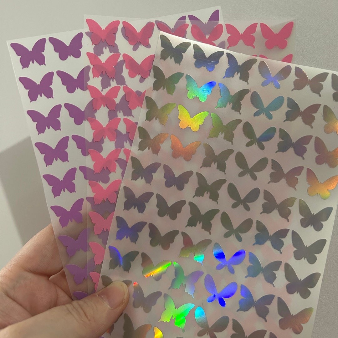 Vinyl Butterfly Sticker Sheet - Etsy