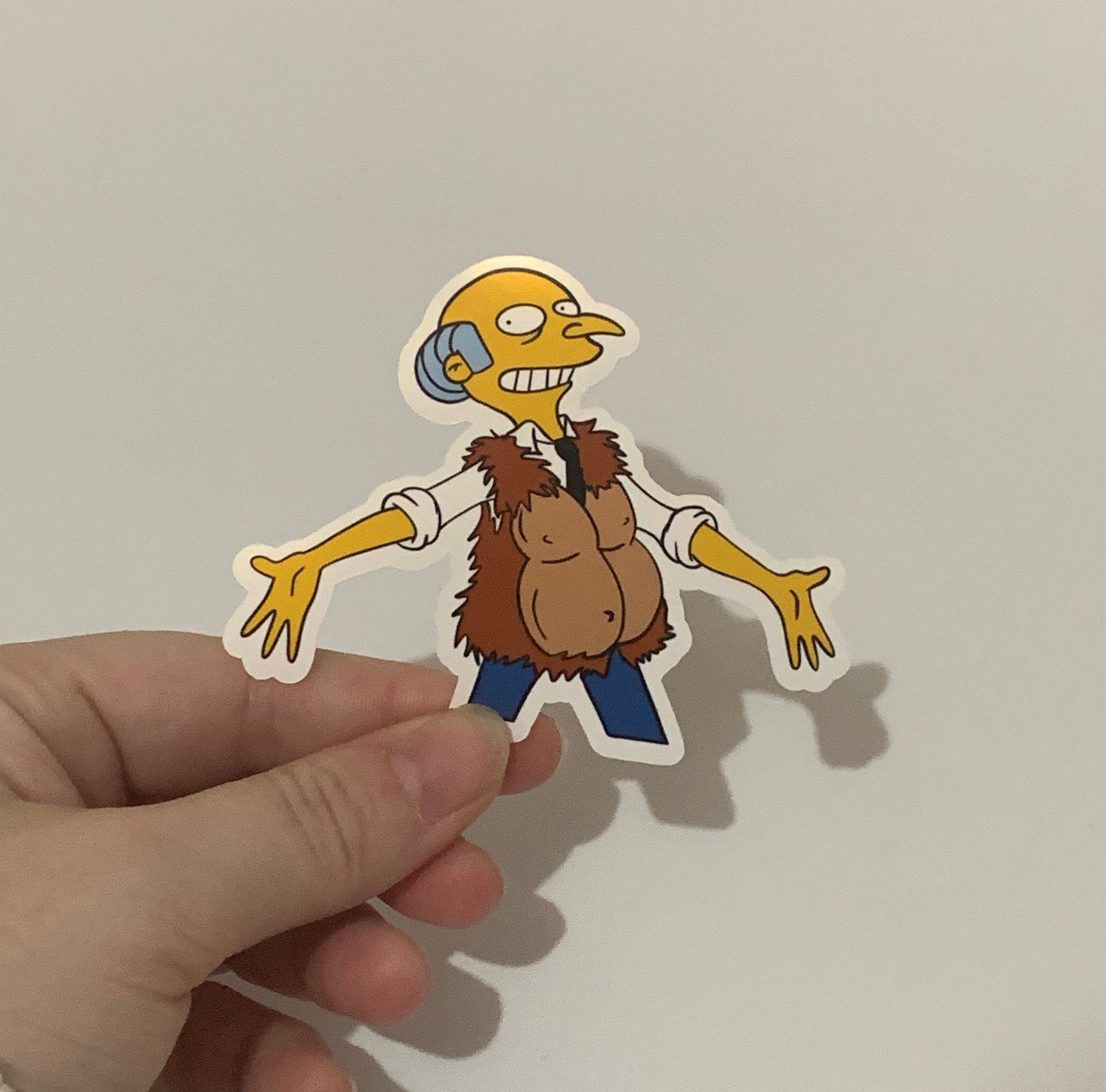 Simpsons Mr. Burns See My Vest Sticker - Etsy