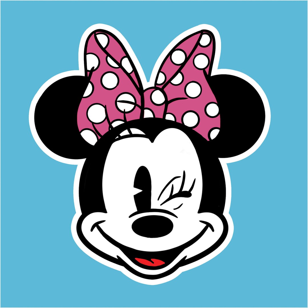 Disney Minnie Mouse Sticker - Etsy