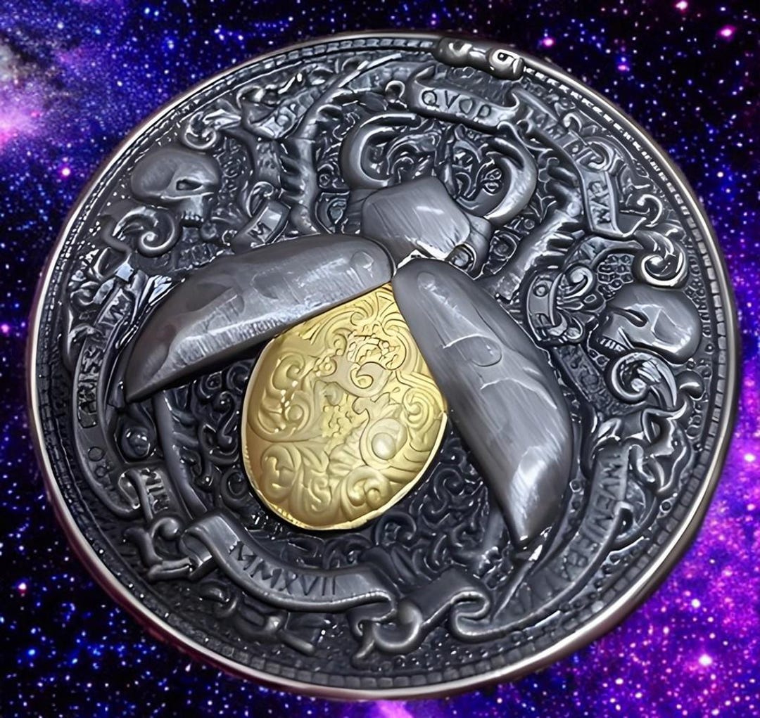 Gold Bug Scarab Beetle Replica Hobo Nickel, Every Day Carry Coin, Best ...