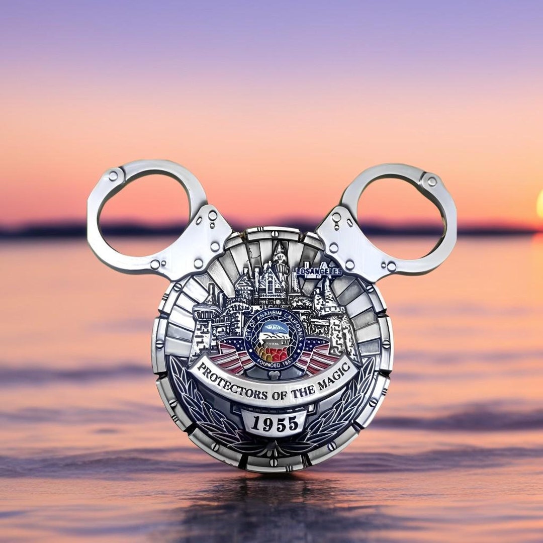 Mickey Mouse Clubhouse Secret Service Handcuff Shaped Challenge Coin ...