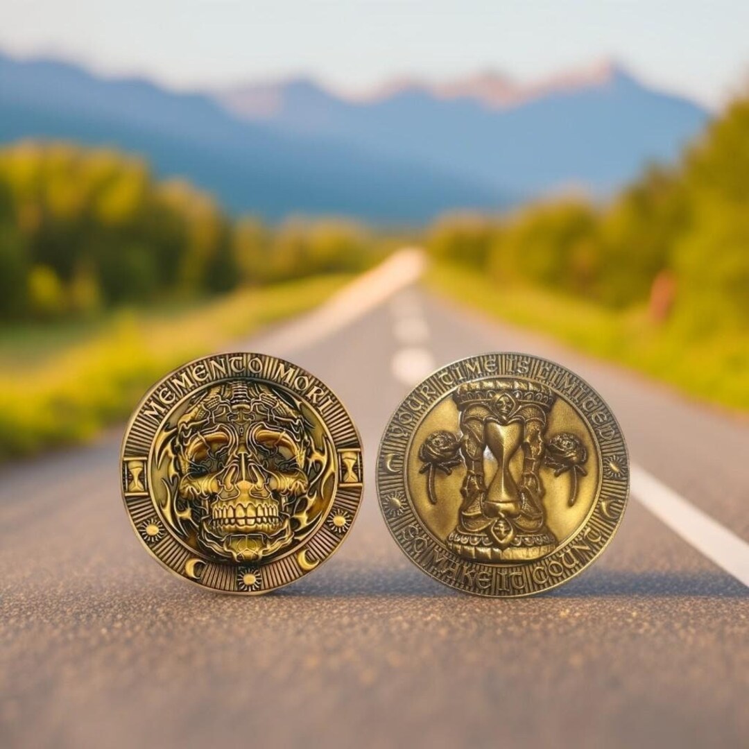 Memento Mori Stoic Coin EDC Reminder Coins Everyday Carry Challenge ...
