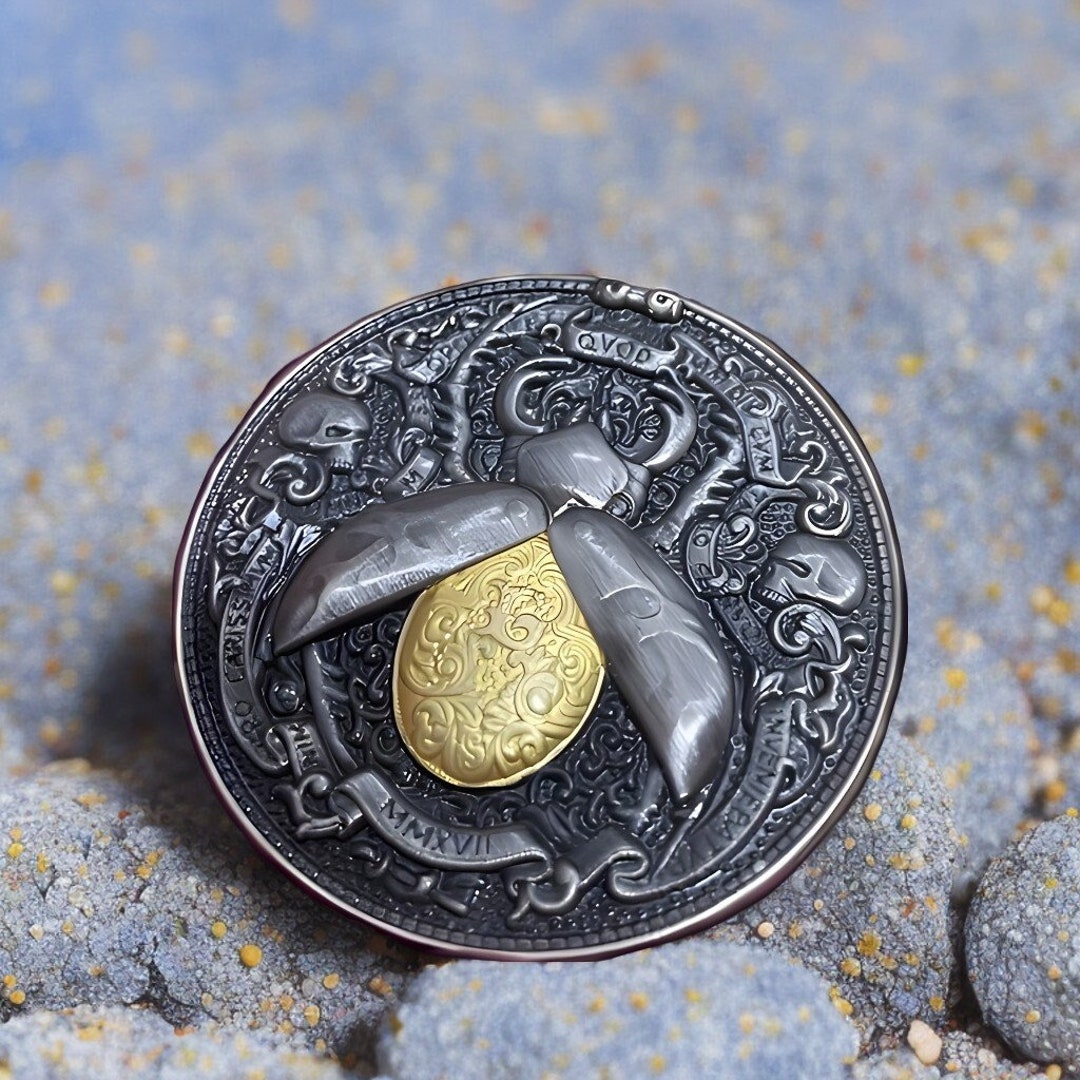 Gold Bug Scarab Beetle Replica Hobo Nickel, Every Day Carry Coin, Best ...