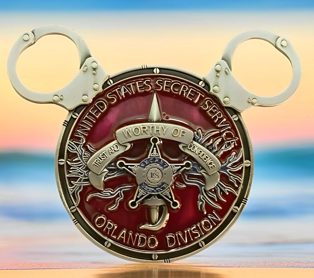 WDW Orlando USSS Secret Service Handcuff Coins, Mickey Mouse Clubhouse ...