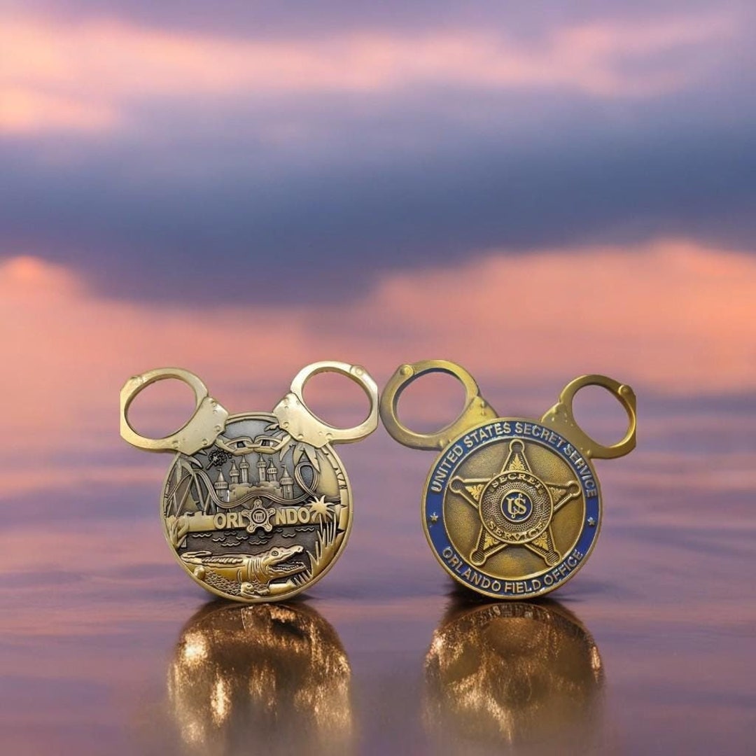WDW Orlando USSS Secret Service Handcuff Coins, Mickey Mouse Clubhouse ...