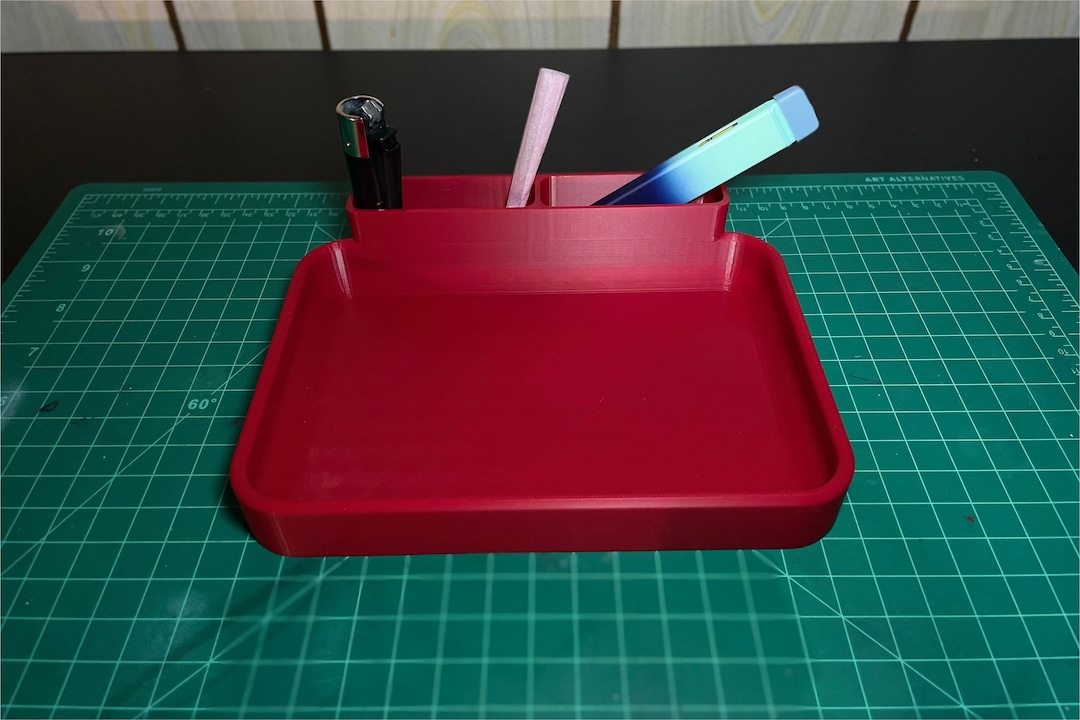 R1 Rolling Tray With Storage/ 3D Printed Tray/ Tool Holder/ - Etsy