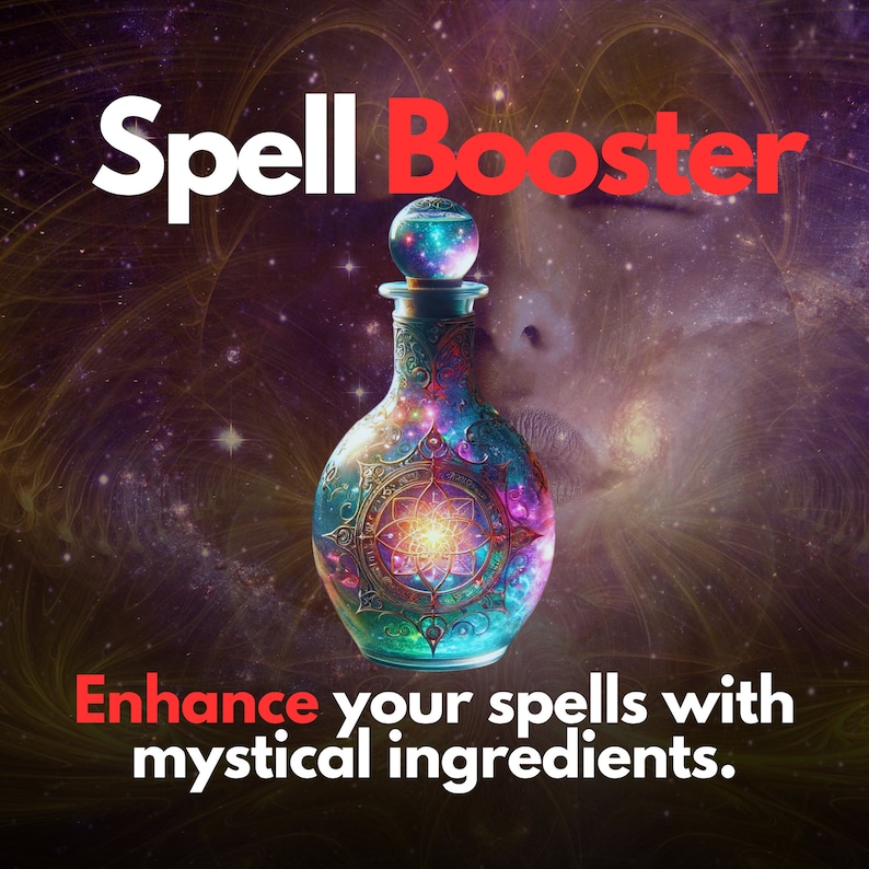 Powerful SPELL BOOSTER - Enhance Your Spells, Spell Amplification Charm ...