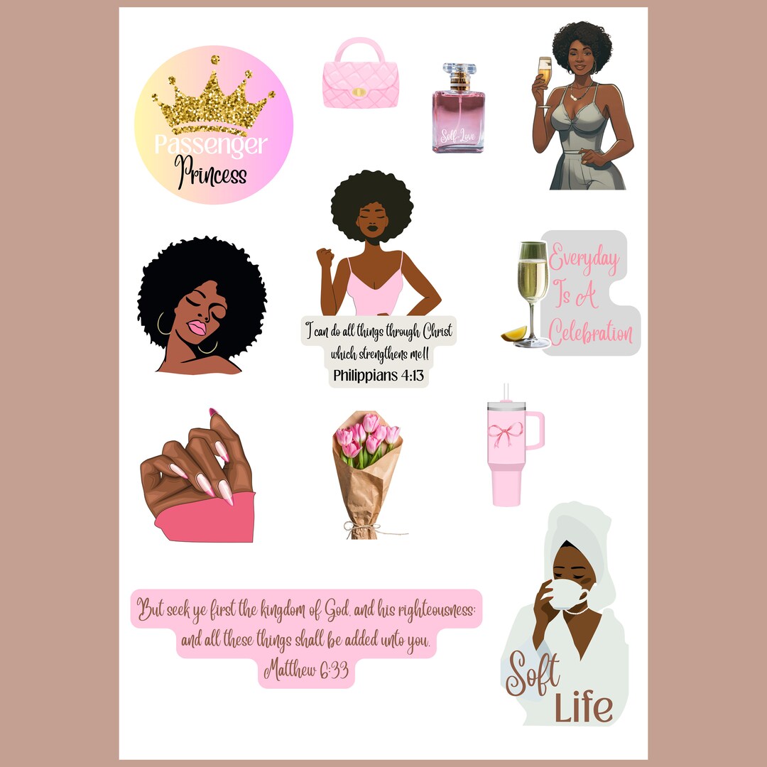 Self Love Sticker Sheet | Motivational and Inspirational Stickers ...