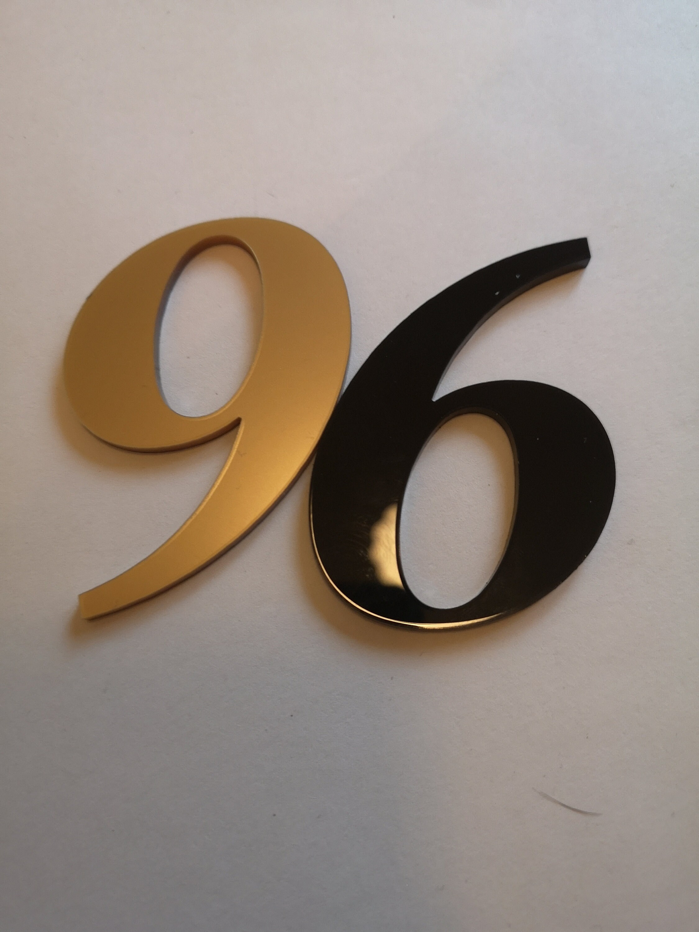 Plastic Letters and Numbers, 3D Number, House Names, Self-adhesive ...