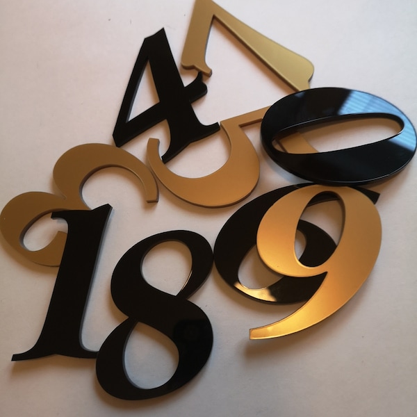 Plastic Letters and Numbers - Etsy