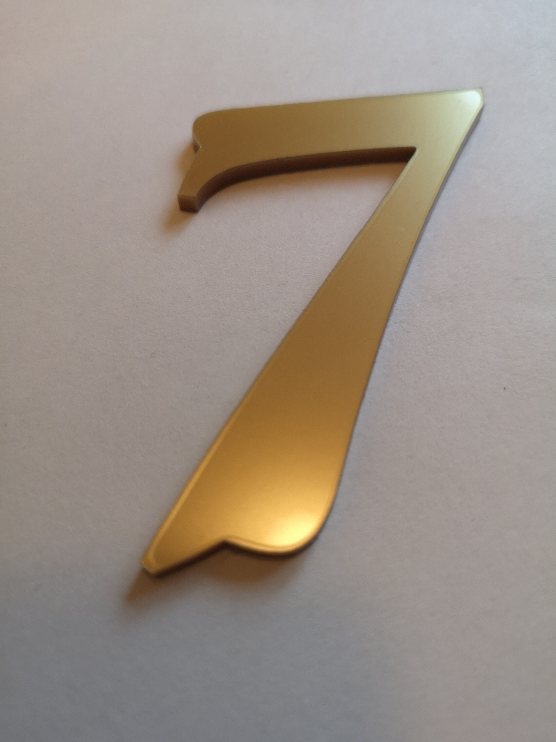 Plastic Letters and Numbers, 3D Number, House Names, Self-adhesive ...