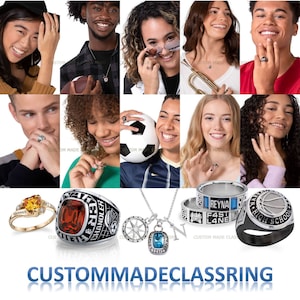 2026 2027 2028 Custom Full Personalization Any Year Ring in Sterling ...