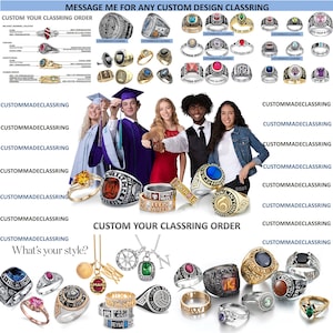 Order Your Desire Any School University Class Ring - Etsy