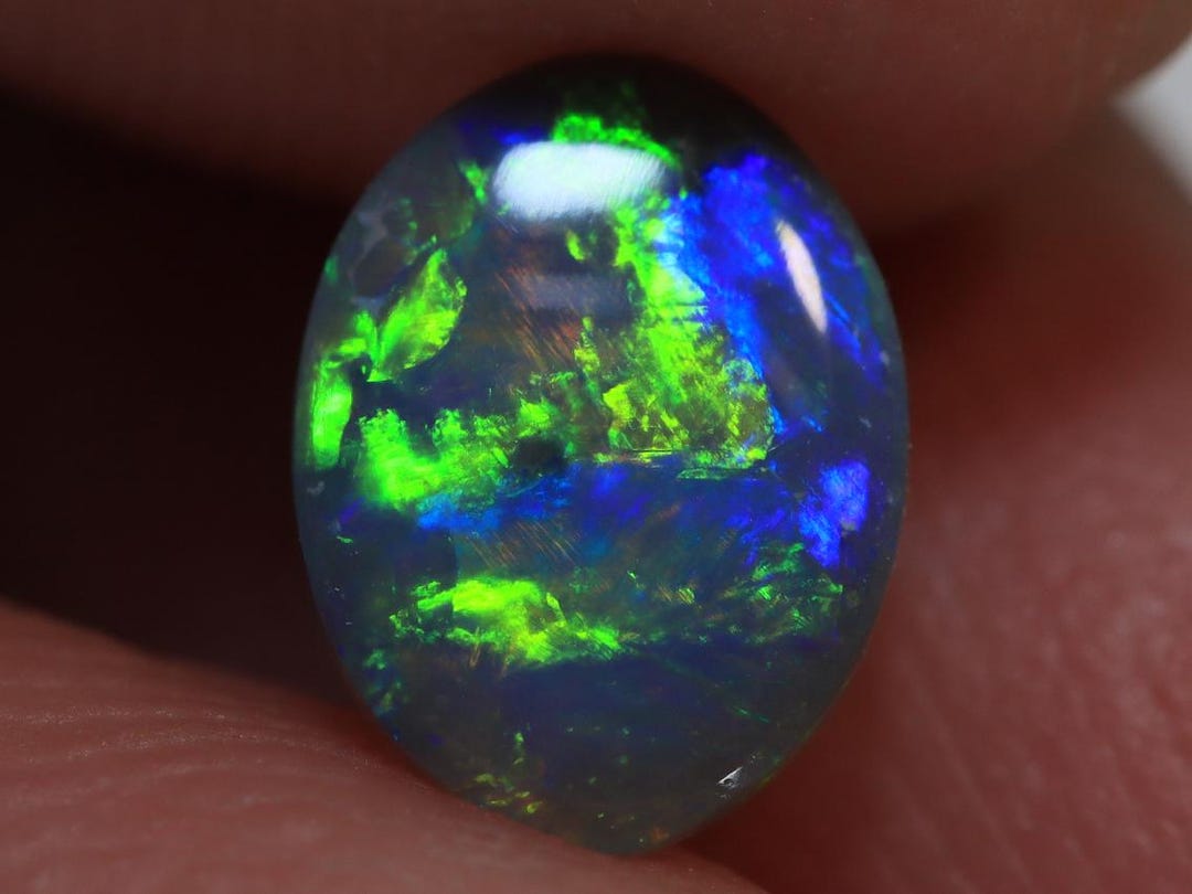 0.50 Ct. Lightning Ridge Black Opal TOG-1213 - Etsy