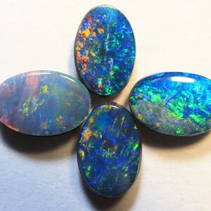 1.20 Ct. Lightning Ridge Opal Doublet TOG-911 - Etsy